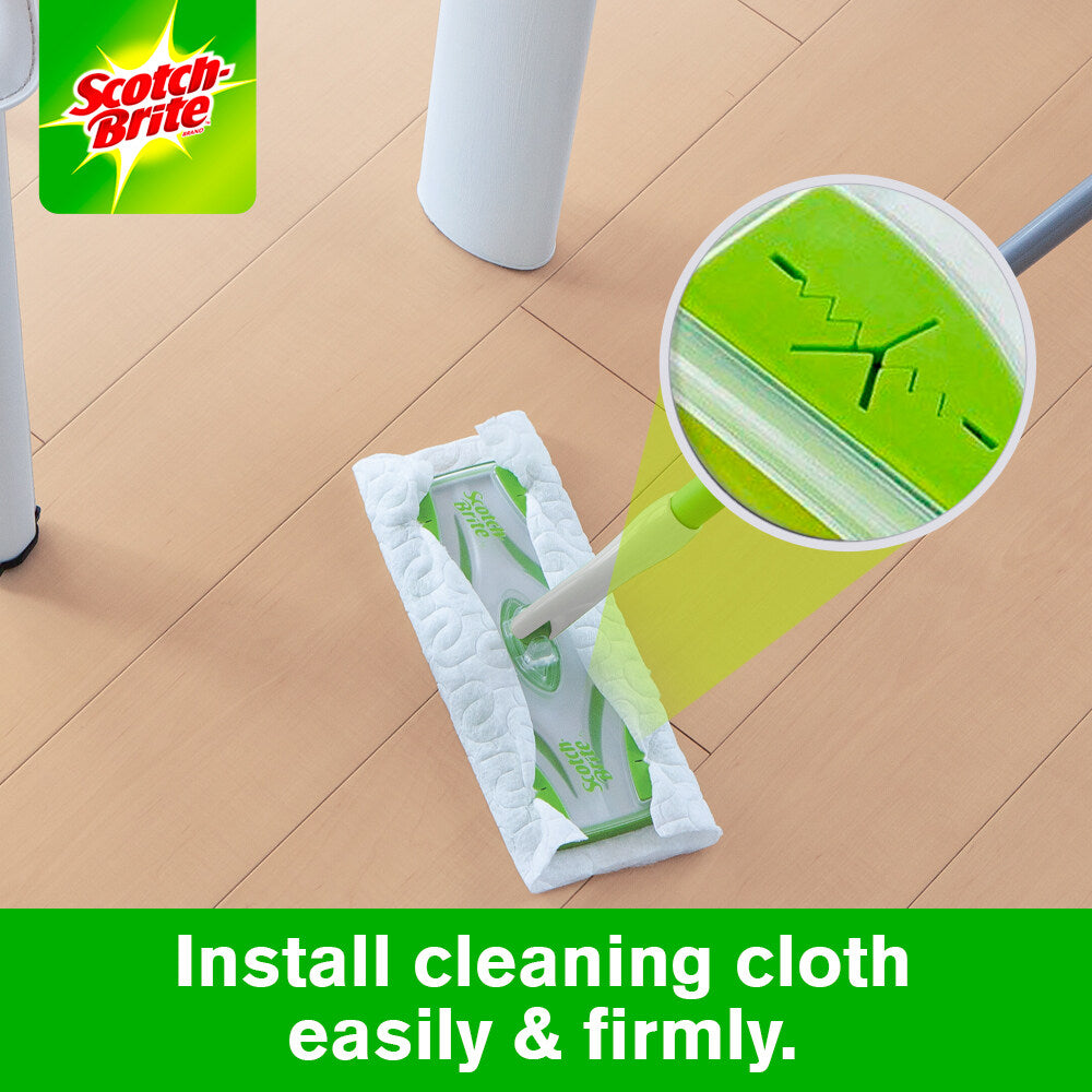 3M | Scotch Brite Easy Sweeper Flat Mop + 5 Disposable Sheet (1 Pc/Pac ...